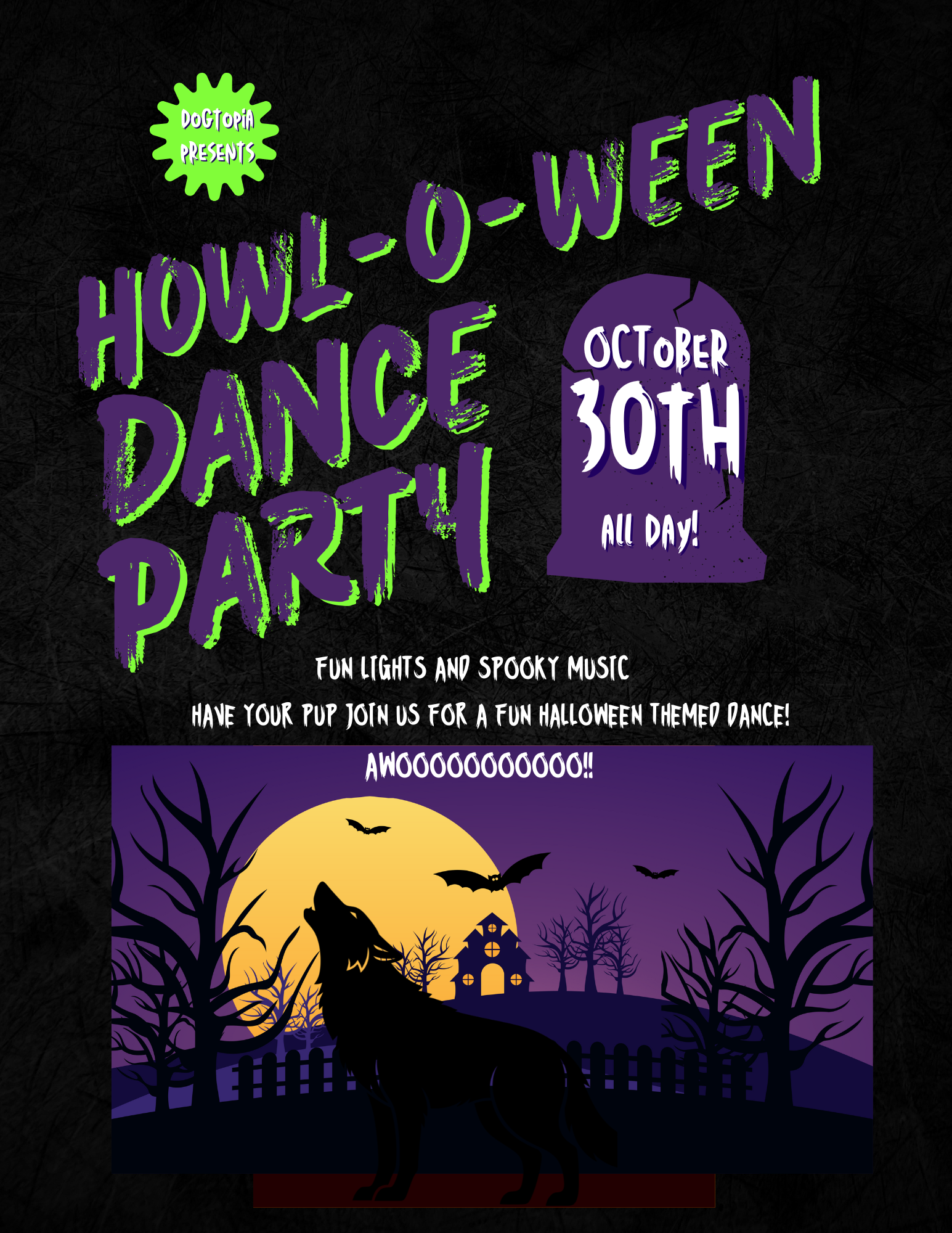 Howl-O-Ween Dance Party!! - Boise-Greenbelt