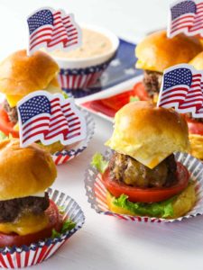 Fourth Of July Sliders and Photos! - Memorial
