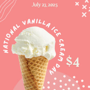 National Vanilla Ice Cream Day! - Chesterfield
