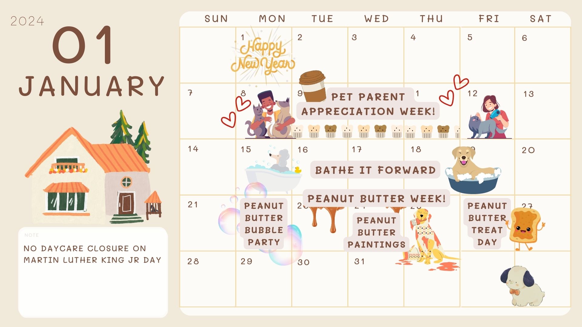 January Event Calendar! - Harbor Steps
